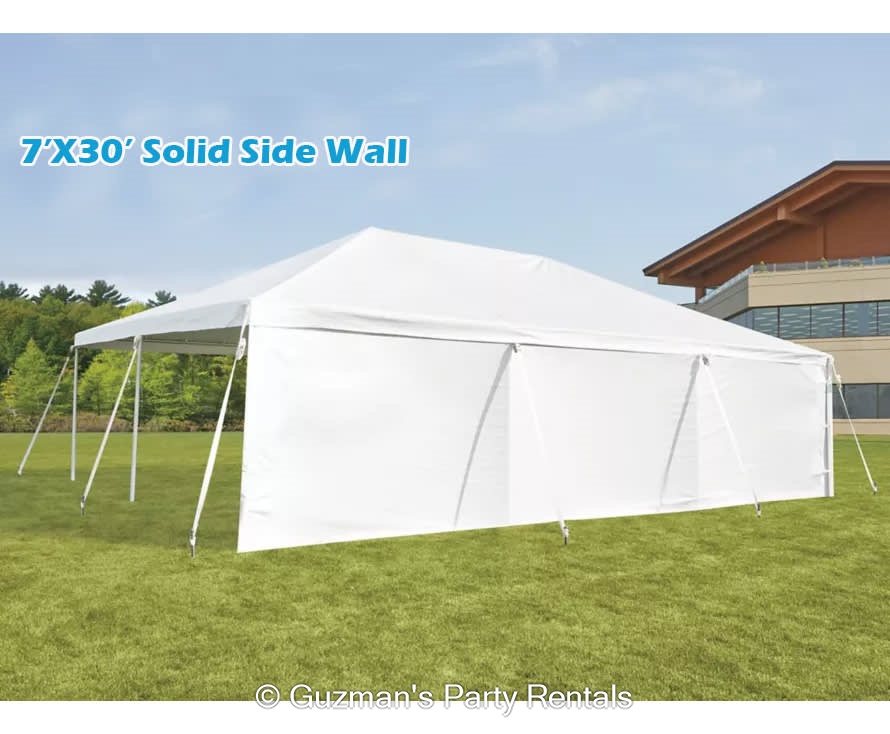 7'x30' Solid Side Wall - Party Rentals in Colorado | Guzman's Party Rentals