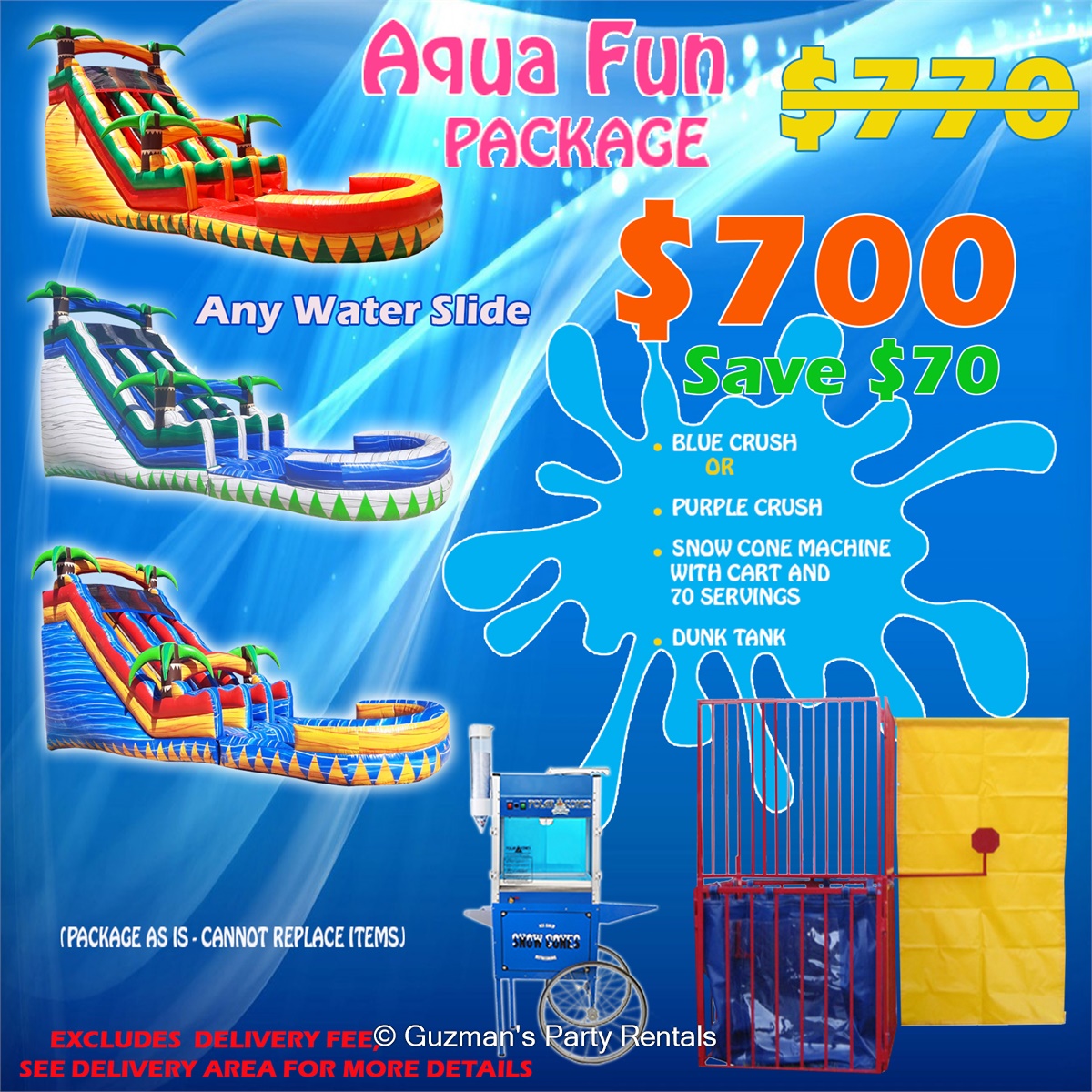 Dunk Tanks - Party Rentals in Colorado | Guzman's Party Rentals