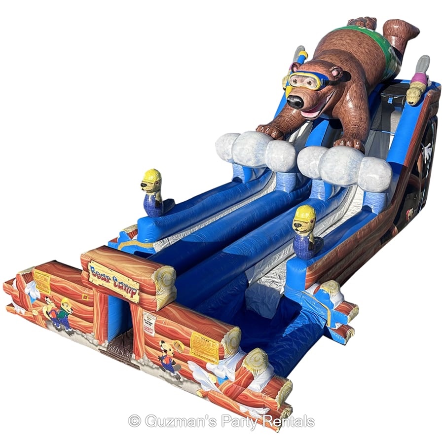 Bear Camp Double Lane Water Slide - Party Rentals in Colorado | Guzman ...