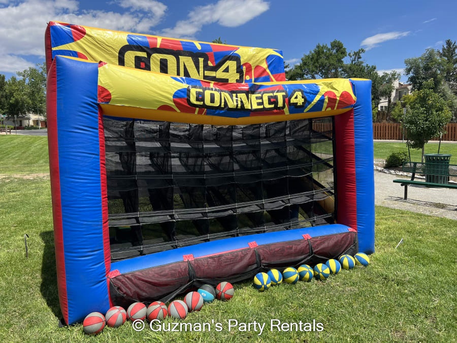 INFLATABLE CONNECT 4 - Party Rentals in Colorado | Guzman's Party Rentals
