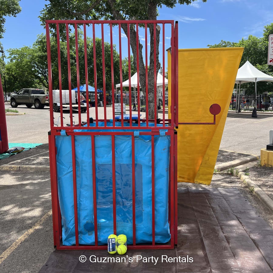 Red Dunk Tank - Party Rentals in Colorado | Guzman's Party Rentals